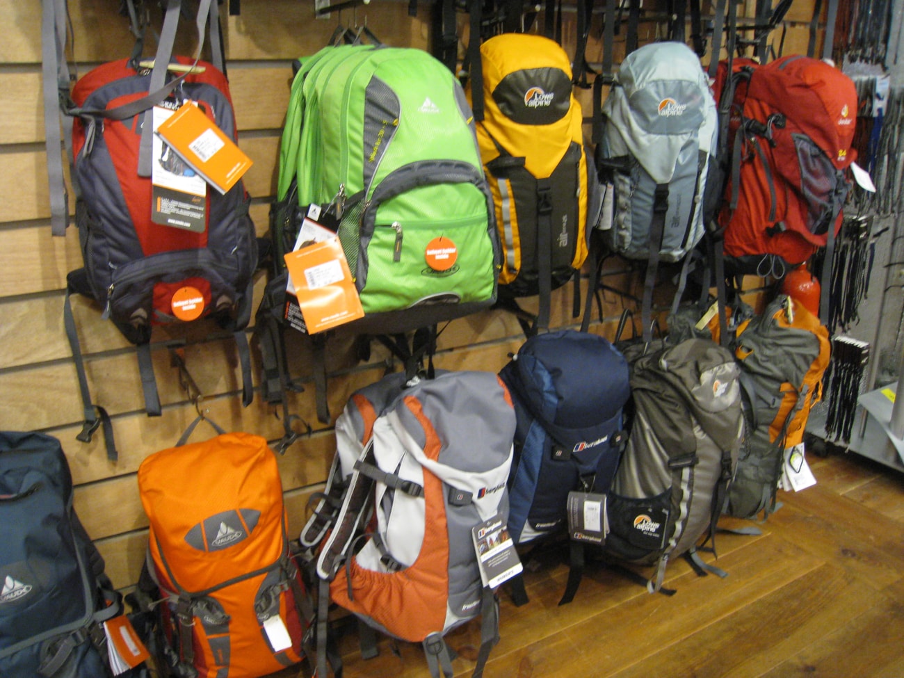 backpack with logo